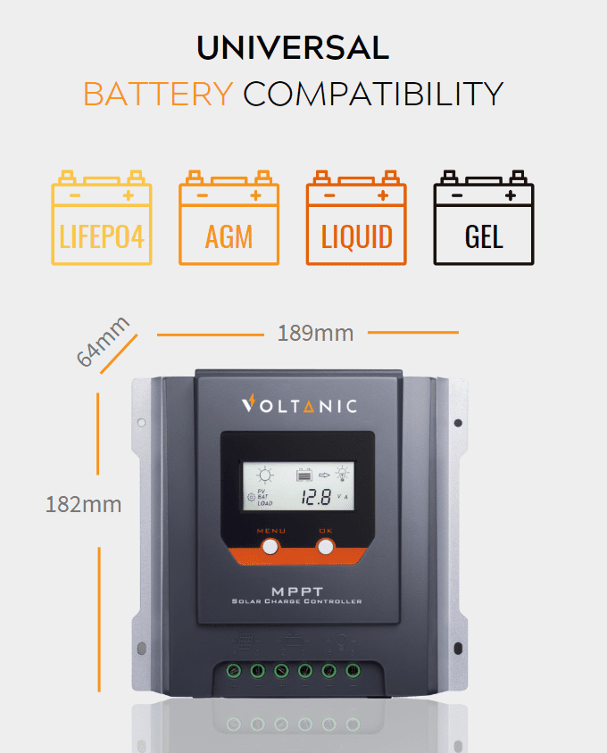 30A MPPT Charge Controller | 12/24V - Voltanic Solar