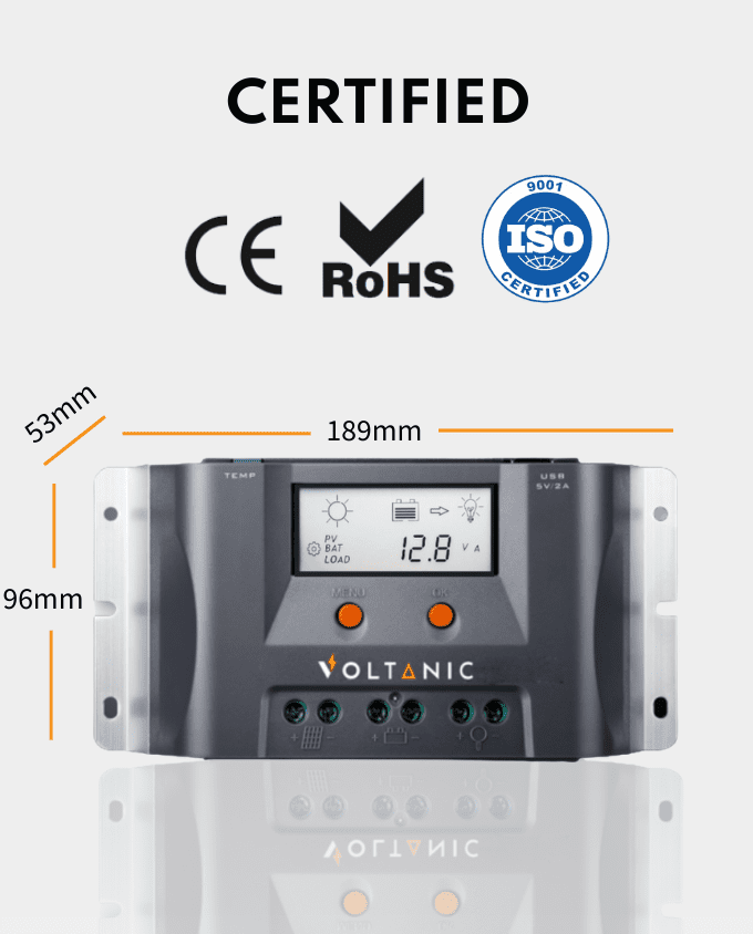 15A MPPT Charge Controller | 12V – Voltanic Solar