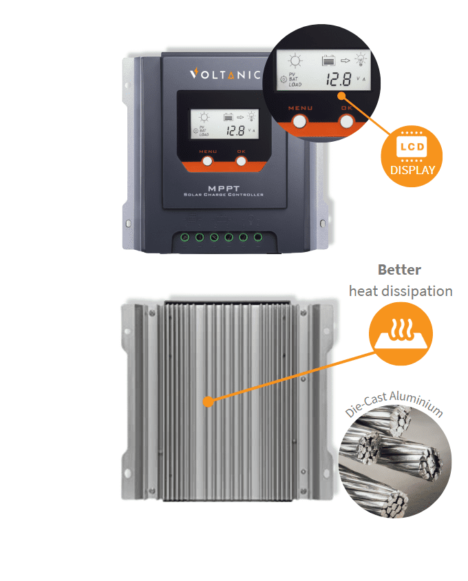 30A MPPT Charge Controller | 12/24V - Voltanic Solar